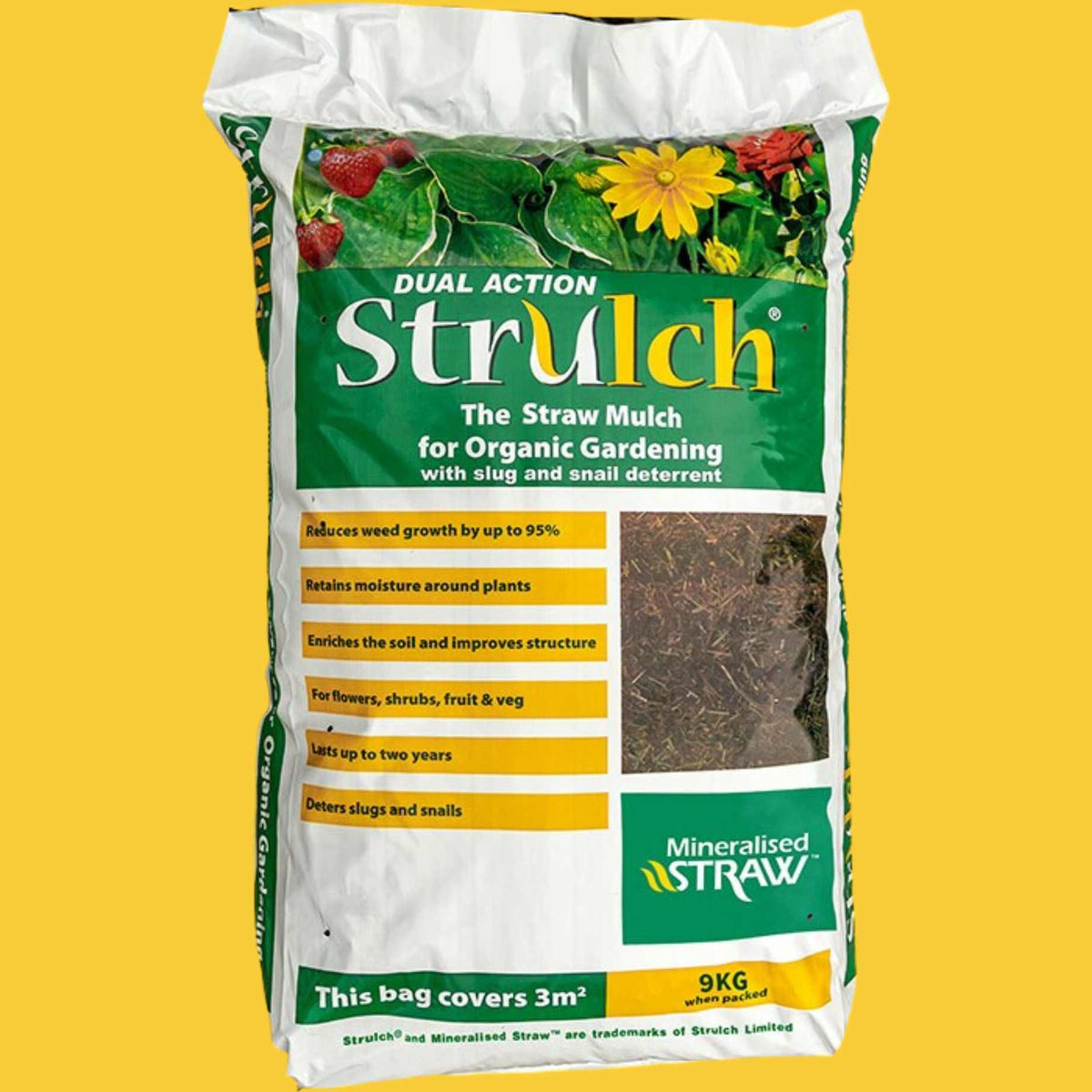 3m² Strulch | The Straw Mulch for Organic Gardening - Roots Plants